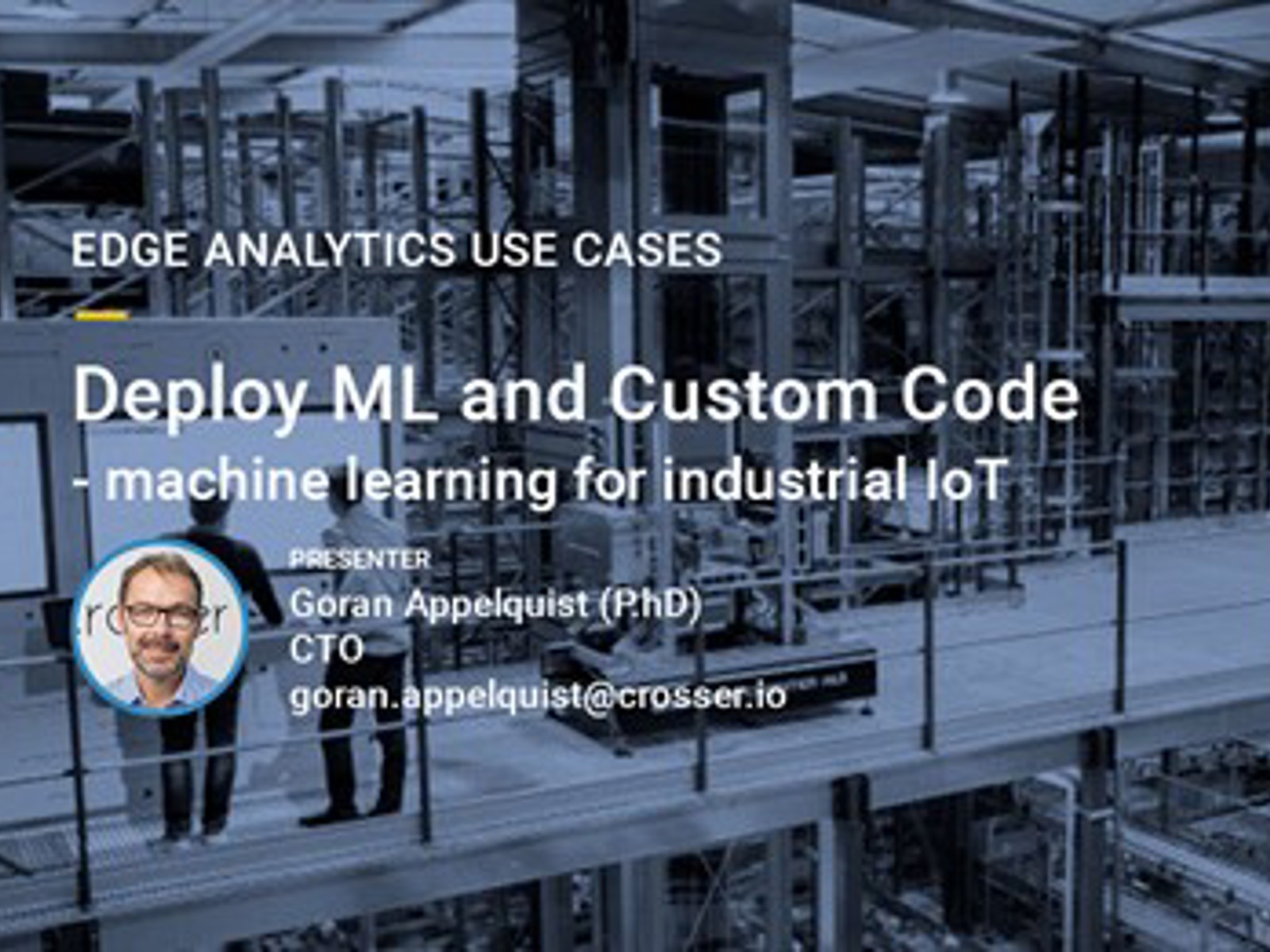 Industrial IoT & Industry 4.0 | Crosser Use Cases