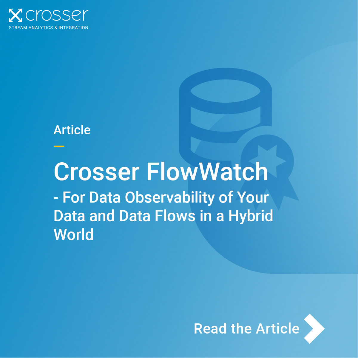 Data Observability in a Streaming § Hybrid World | Crosser
