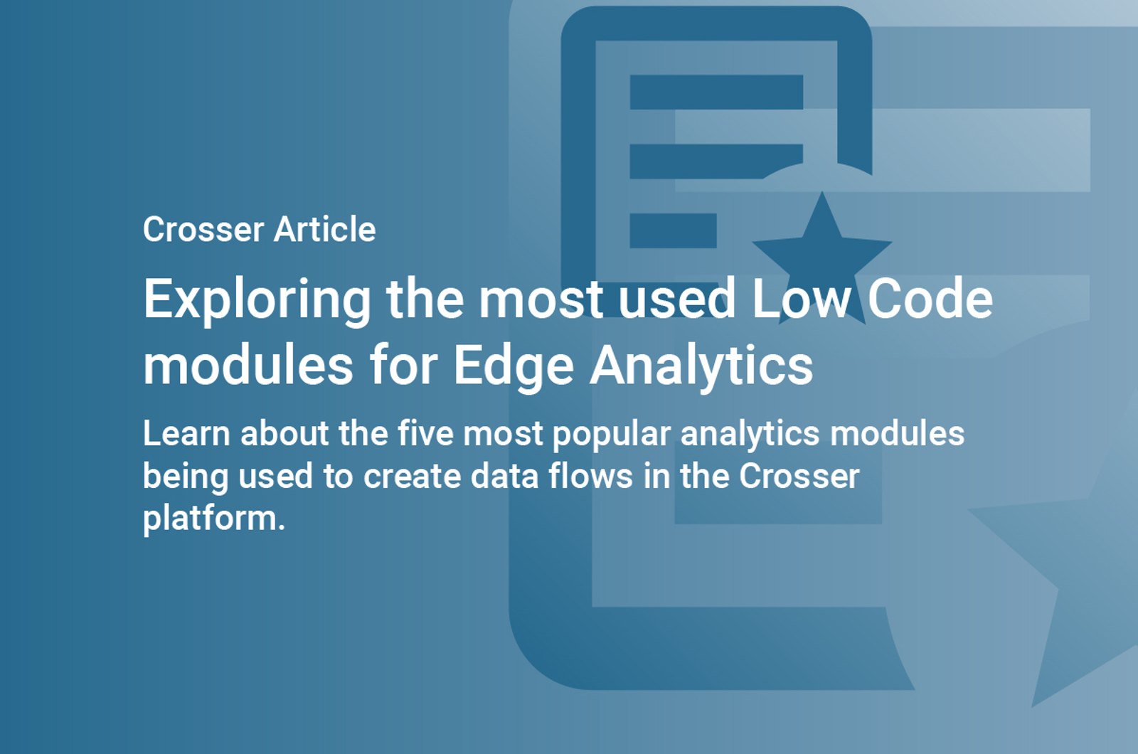 Engineering & Technology | Crosser