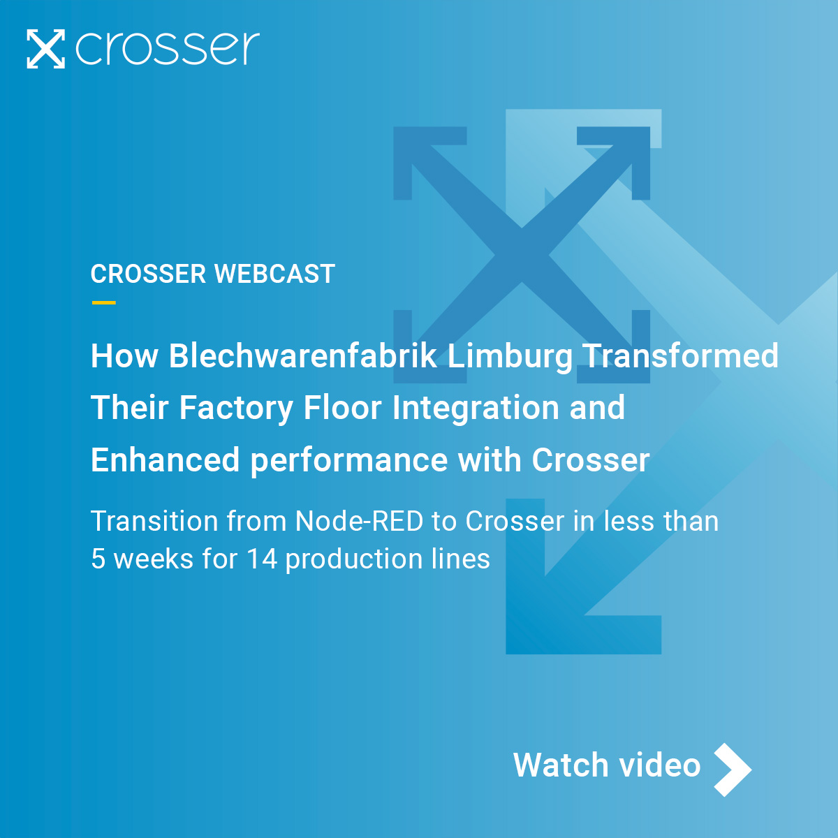 Case Study: Optimizing Factory Floor Integration with Blechwarenfabrik Limburg and Crosser